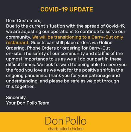 Don Pollo Peruvian Chicken | Online Ordering & Catering